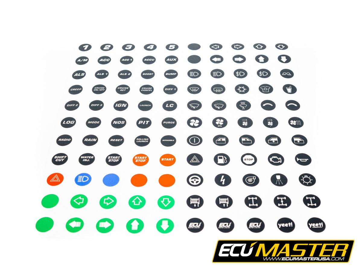 Replacement Key Inserts and Sticker Sheet for CAN Keyboard – Hang Tight